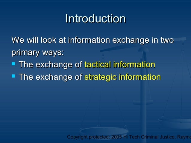 Information Exchange