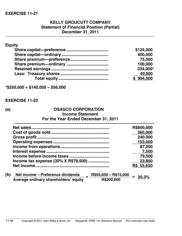 Ch11 solution w_kieso_ifrs 1st edi. | PDF