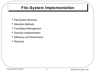 Ch11 - Operating Systems | PPT