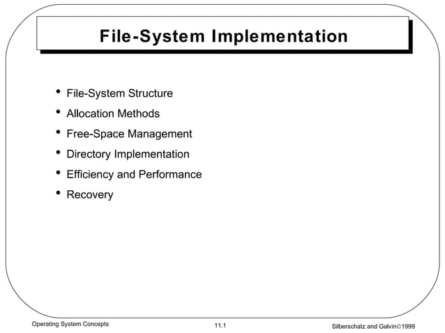 Ch11 - Operating Systems | PPT
