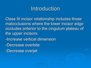 Class III Orthodontics Dentistry by Cezar E. | PDF