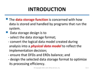 Ch11-Data Storage Design | PPT