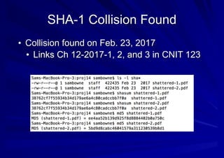 CNIT 141: 11. Hash Functions | PDF