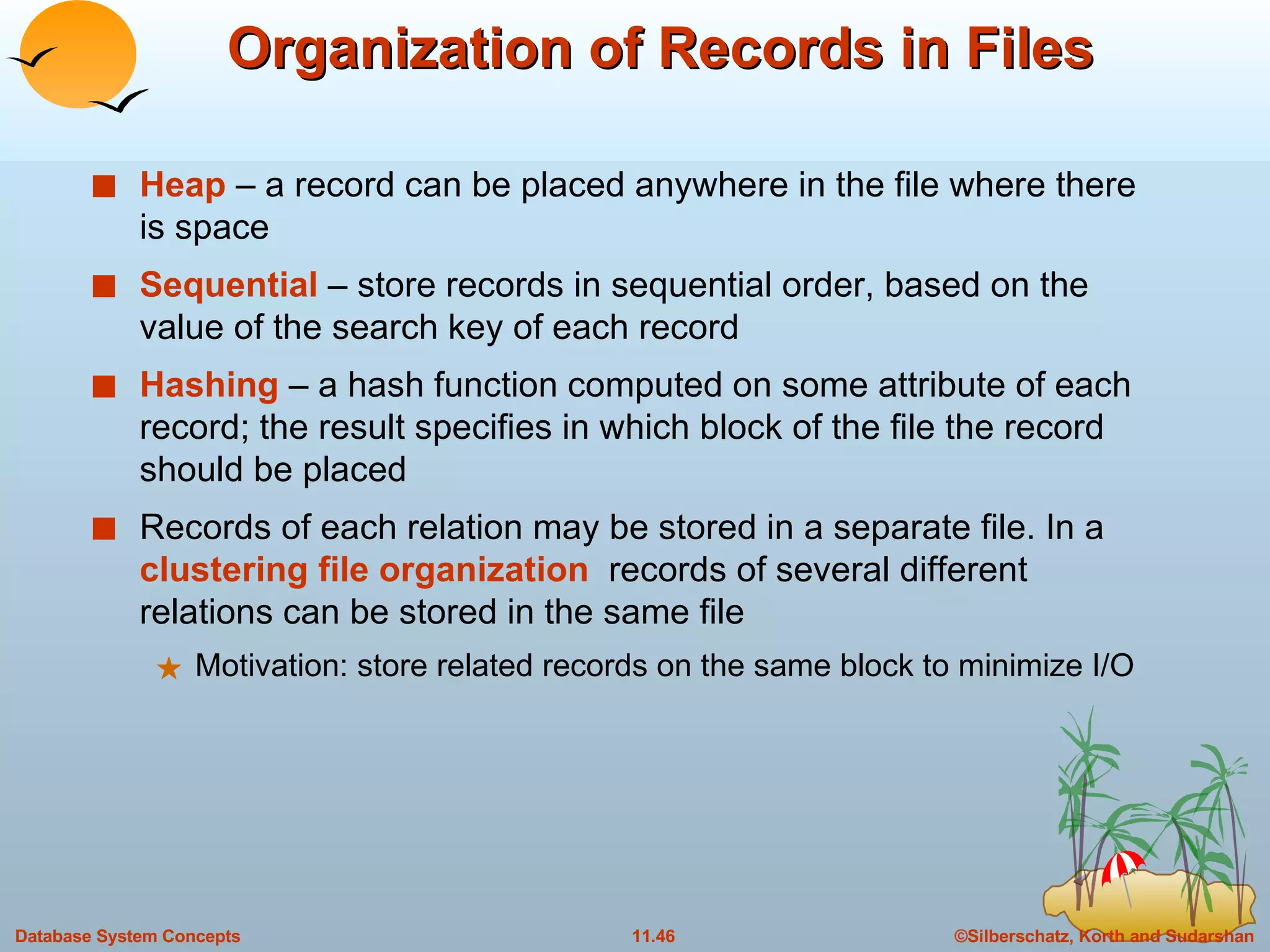11. Storage and File Structure in DBMS | PPT