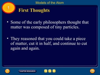 Ch 11.1 Atomic Models | PPT | Chemistry | Science