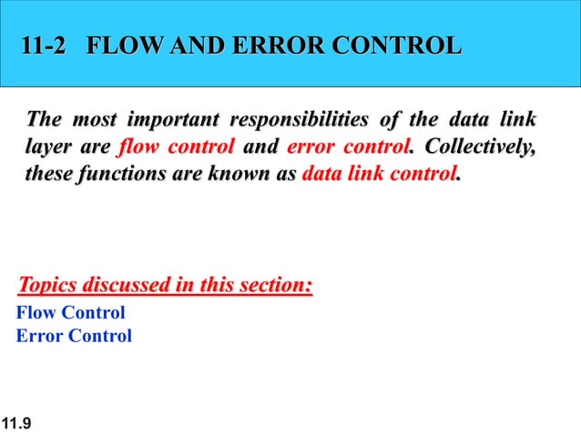 chapter 11(Data link Control)in CN .ppt