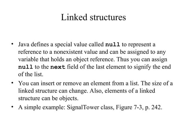 Arrays in java programming language slides | PPT