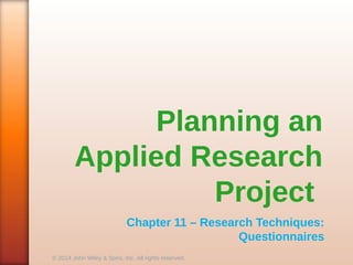 ch11.ppt Research Technique in Research Methods | PPT