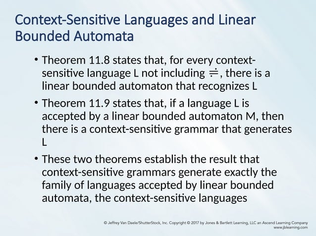 slides for Automata theory chapter no 11 | PPT