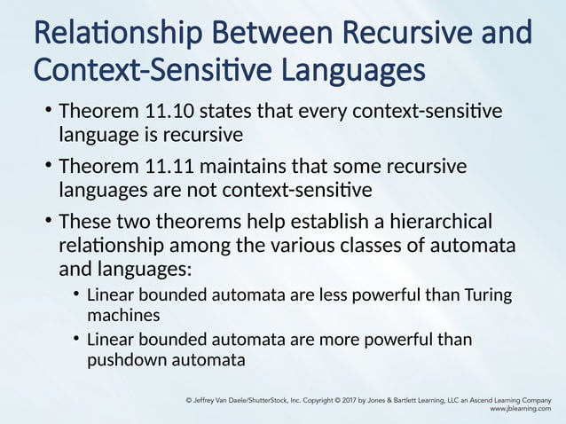slides for Automata theory chapter no 11 | PPT