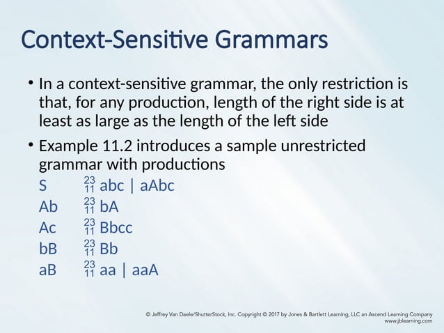 slides for Automata theory chapter no 11 | PPT