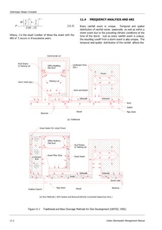 Ch 11 hydrologic design concepts | PDF