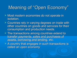 Ch11 open economy macroeconomics | PPT