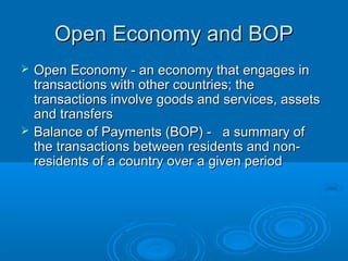 Ch11 open economy macroeconomics | PPT