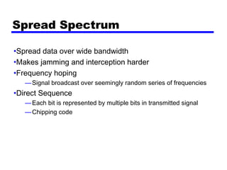 Ch11 spread spectrum | PPT | Digital Audio | Computer Software and ...