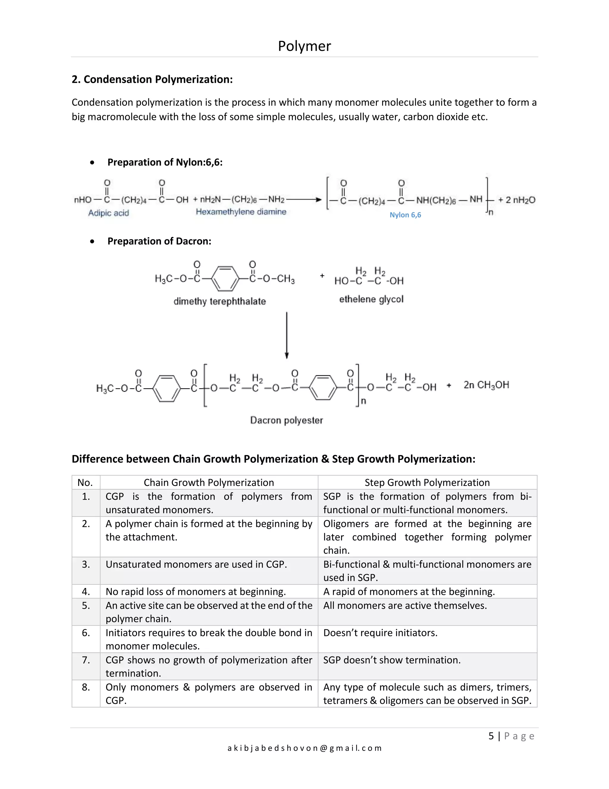 Engineering Chemistry - Polymer | PDF