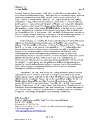 Ch111lec | DOC | Education