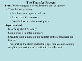 Ch 11 Admission, Discharge, Transfers & Referrals .ppt