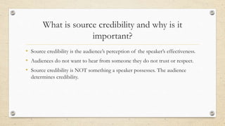 Ch11 being credible and using evidence power point | PPTX