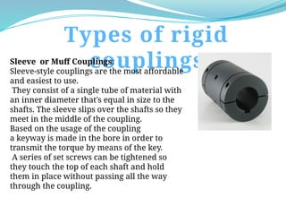 CH_11_BME_Couplings.pptx used for design and analysis | PPT