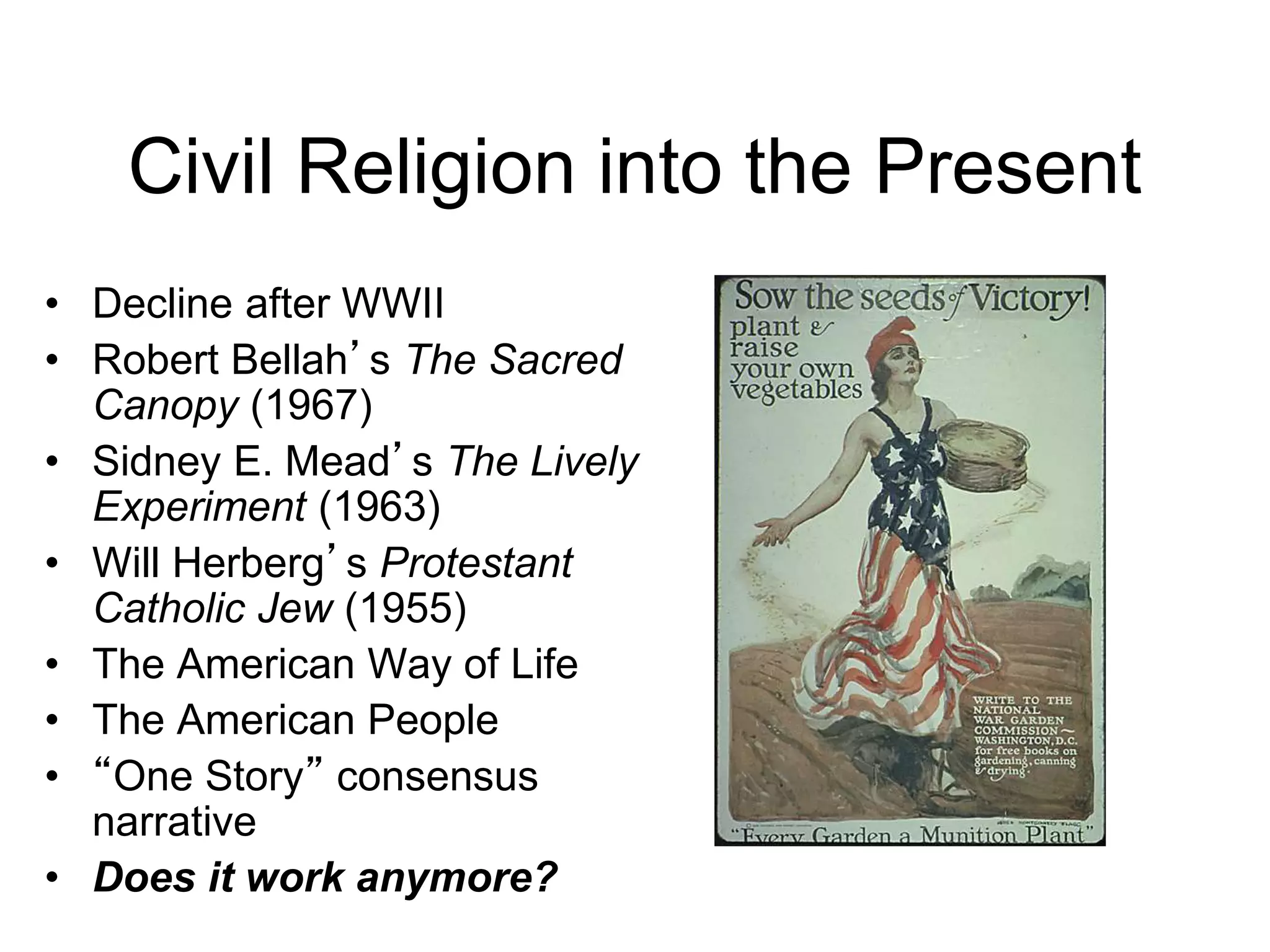 Ch 11 civil religion today | PPT