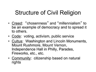 Ch 11 civil religion today | PPT