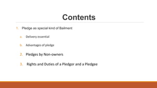 ch11 contract of pledge presentation.pptx | Real Estate Buying and ...