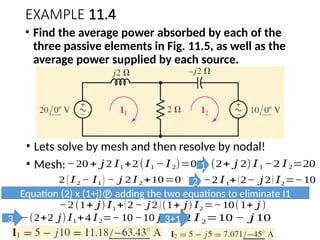 Comprehensive Analysis of AC Circuit Power: Instantaneous, Average, and ...