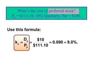 CH 11 Cost of Capital.ppt