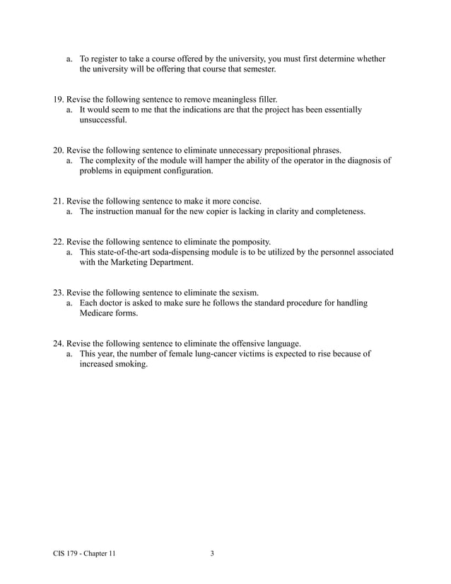 Ch11 exercises | PDF