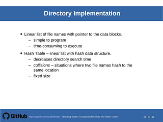 Operating System : Ch11 file system implementation | PDF | Operating Systems | Computer Software ...