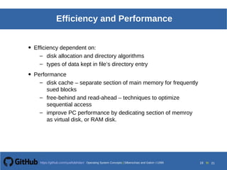 Operating System : Ch11 file system implementation | PDF | Operating Systems | Computer Software ...