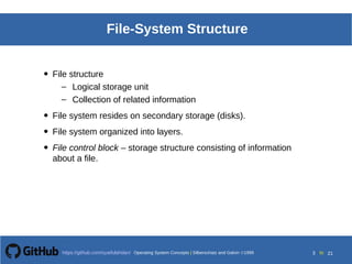 Operating System : Ch11 file system implementation | PDF | Operating Systems | Computer Software ...