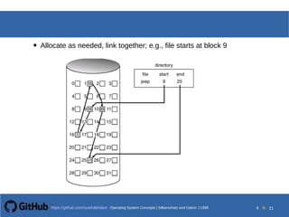 Operating System : Ch11 file system implementation | PDF | Operating ...
