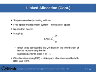 Operating System : Ch11 file system implementation | PDF | Operating Systems | Computer Software ...