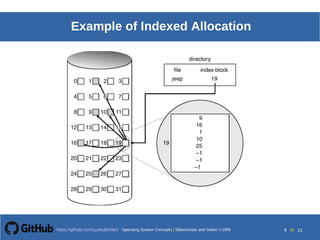 Operating System : Ch11 file system implementation | PDF | Operating ...