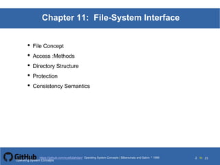 Ch11 file system interface | PDF