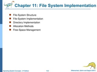 ch11 File System Implementation.pptx important rdbms topic | PPTX