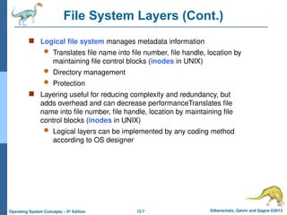 ch11 File System Implementation.pptx important rdbms topic | PPTX