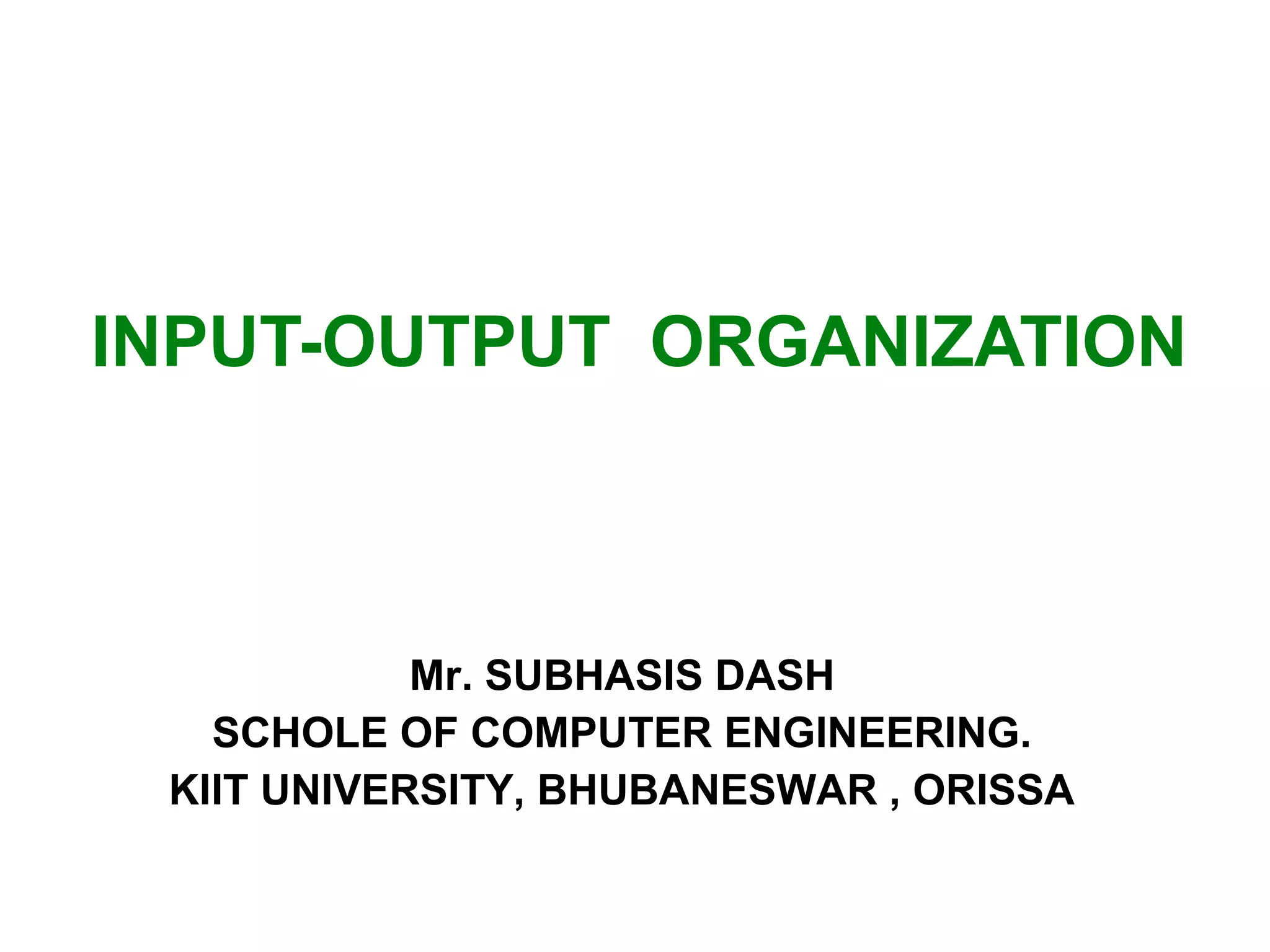 Computer Organisation and Architecture | PPT