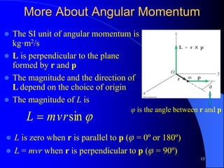 Angular momentum | PPT