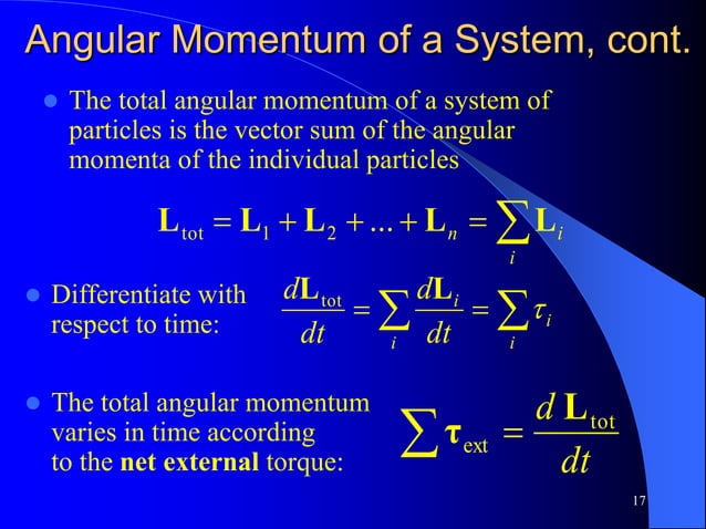 Angular momentum | PPT