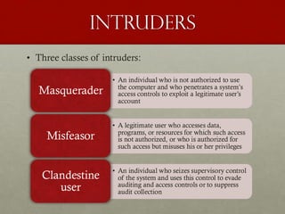 Ch11 NetSec5e_Intruders and intruderssss | PDF