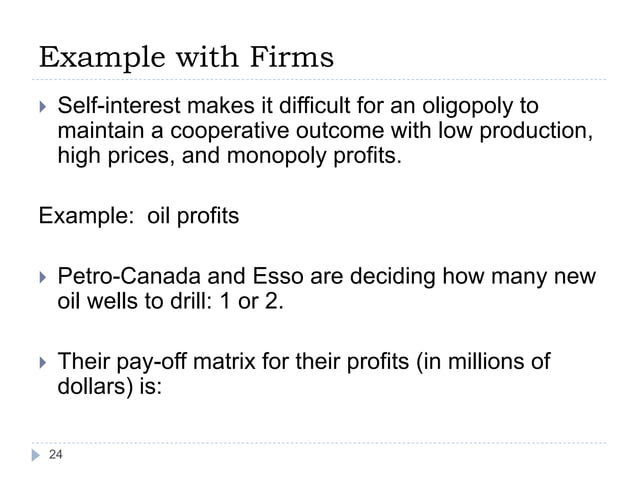 Oligopoly market structure with practical examples | PPTX
