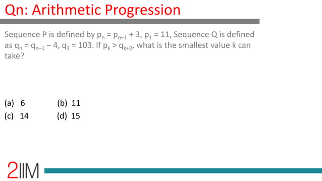 Progressions - Arithmetic Progression | PPT