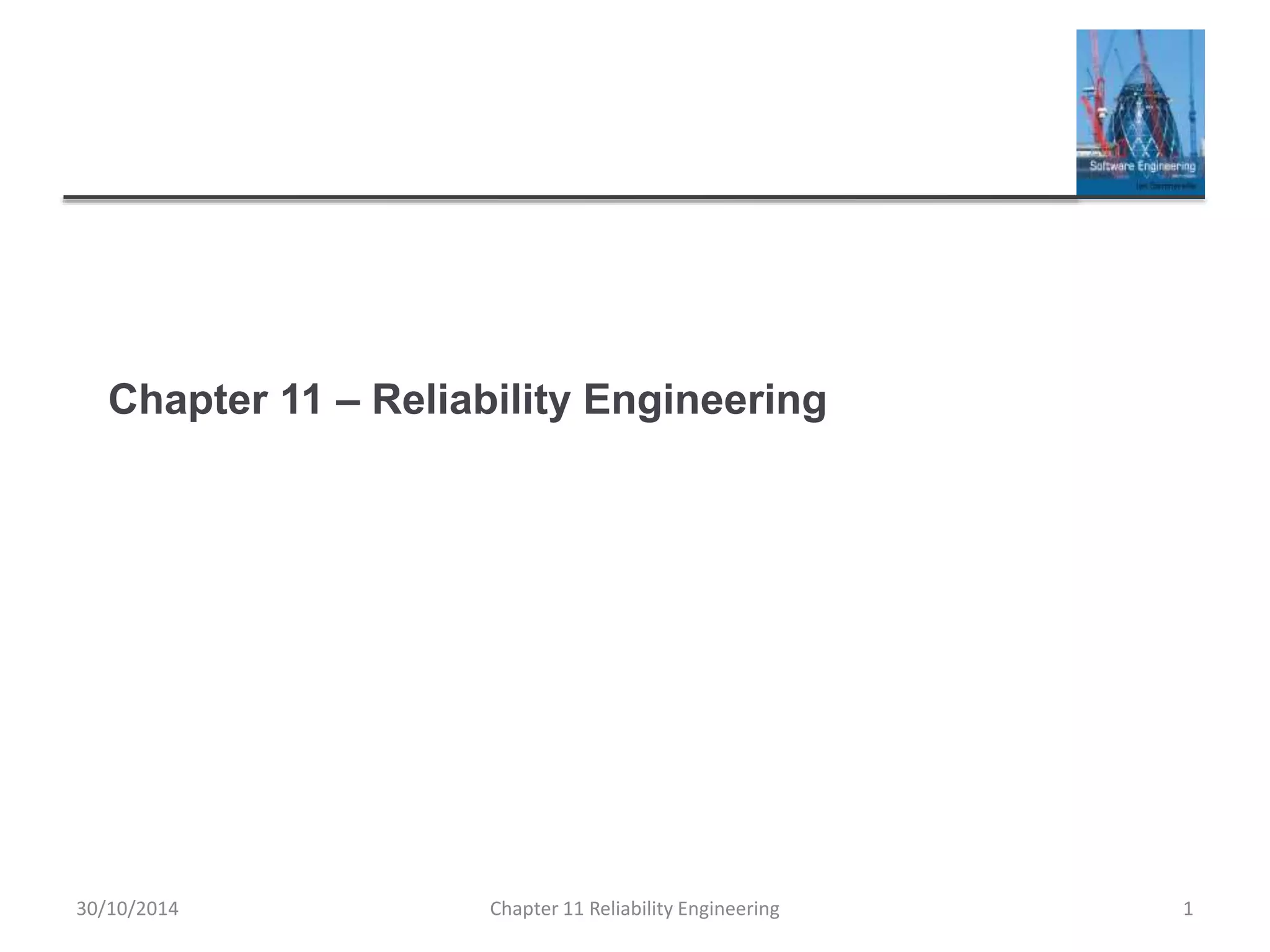 Ch11 - Reliability Engineering | PPT