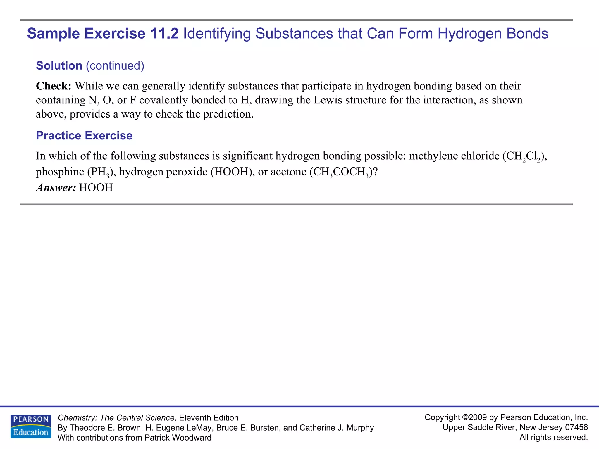 AP Chemistry Chapter 11 Sample Exercises | PPT