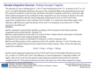 AP Chemistry Chapter 11 Sample Exercises | PPT
