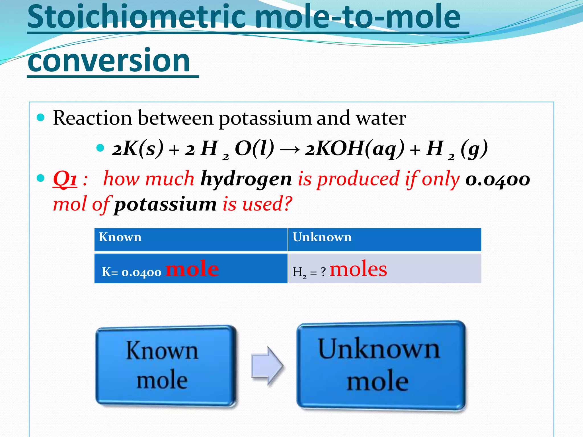 Ch 11 sec 2, Stoichiometric calculations | PPTX