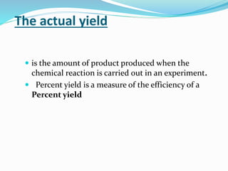 Theoretical Yield Definition